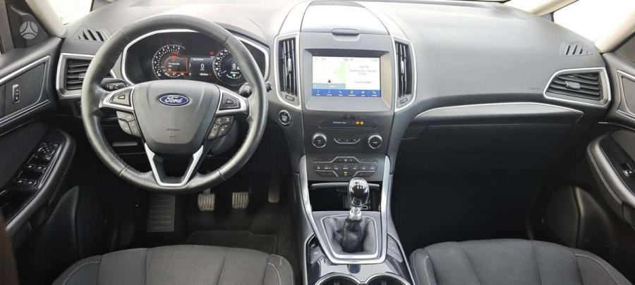 Blue Ford S-Max 2017 in Utena, with an engine capacity of 1.50 L and mileage of 186 thousand km for 8150 €, photo 19 on AUTOMOTO.COM.LV