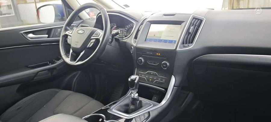 Zils Ford S-Max 2017 Utena, ar dzinēja tilpumu 1.50 L un nobraukumu 186 tūkst. km par 8150 €, foto 13 vietnē AUTOMOTO.COM.LV