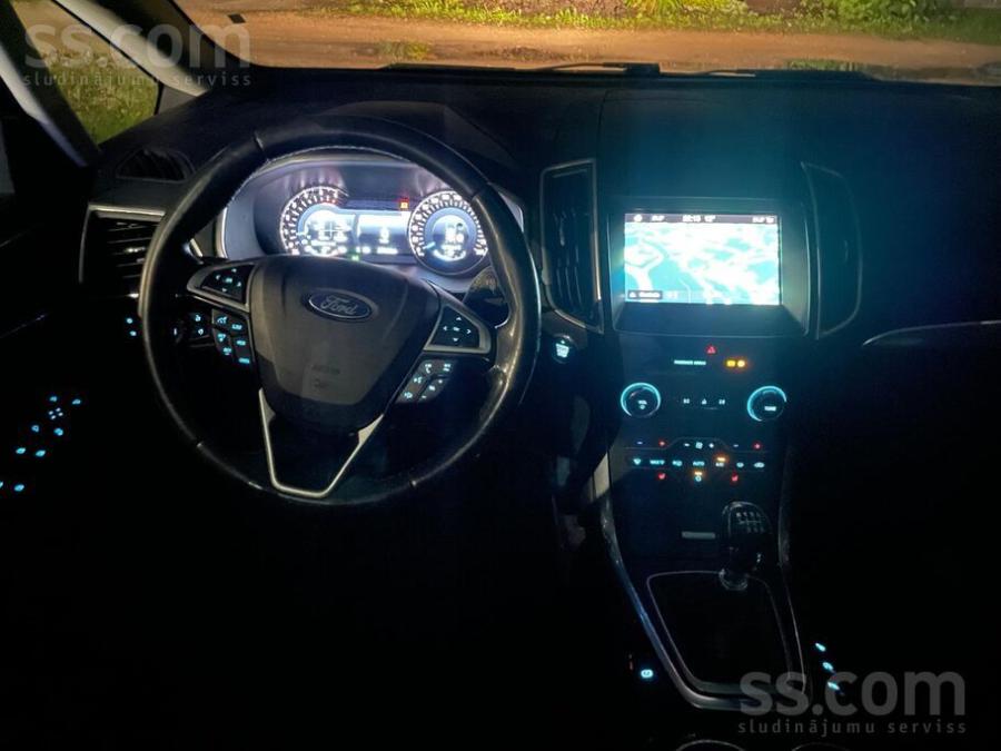 Blue Ford S-Max 2017 in Riga, with an engine capacity of 2.00 L and mileage of 260 thousand km for 6990 €, photo 7 on AUTOMOTO.COM.LV