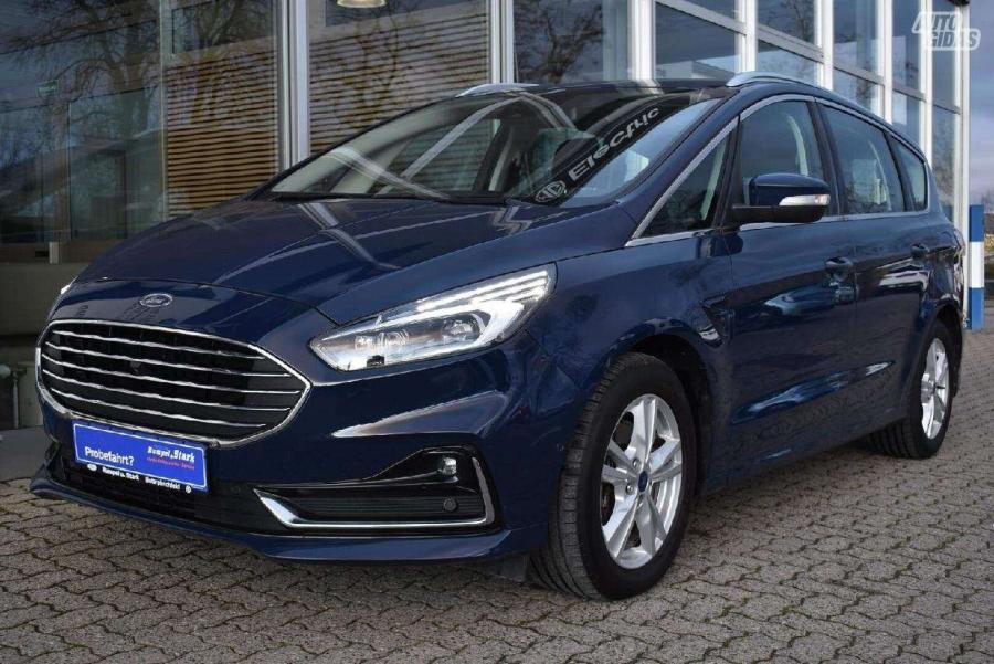 Blue Ford S-Max 2020 in Kaunas, with an engine capacity of 2.00 L and mileage of 91 thousand km for 28570 €, photo 2 on AUTOMOTO.COM.LV