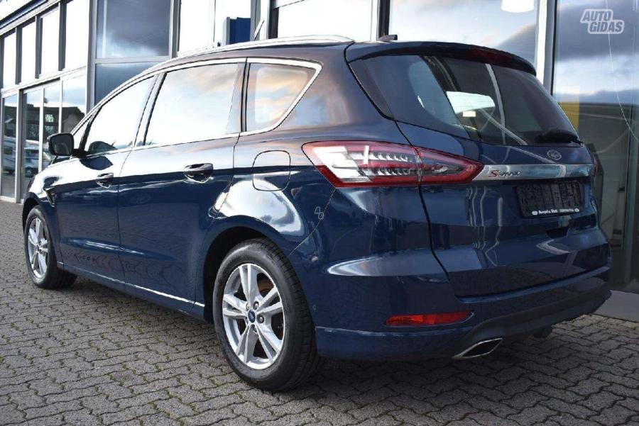 Blue Ford S-Max 2020 in Kaunas, with an engine capacity of 2.00 L and mileage of 91 thousand km for 28570 €, photo 4 on AUTOMOTO.COM.LV