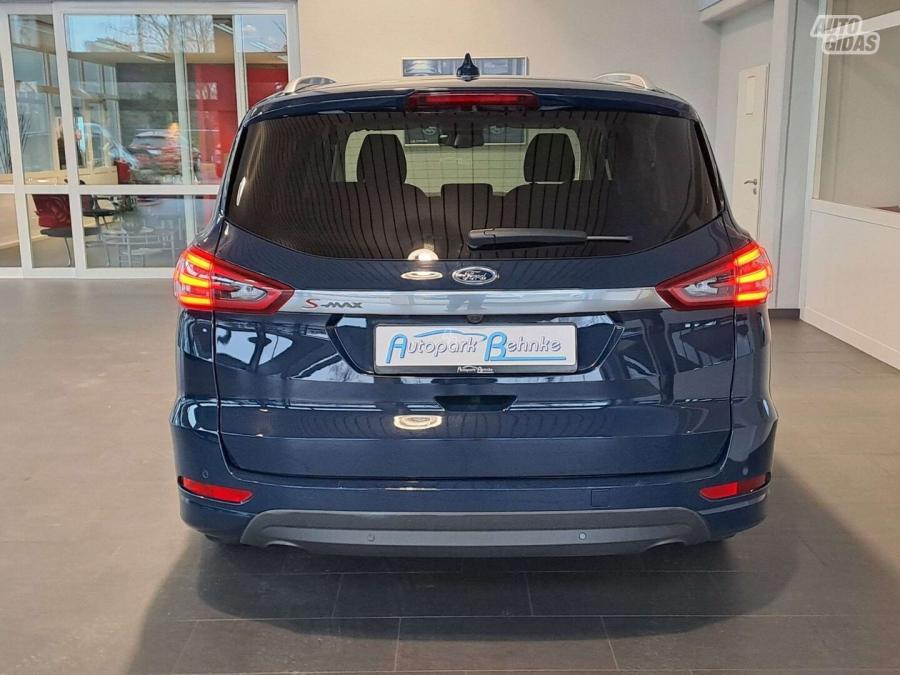 Blue Ford S-Max 2021 in Kaunas, with an engine capacity of 2.00 L and mileage of 85 thousand km for 27929 €, photo 10 on AUTOMOTO.COM.LV