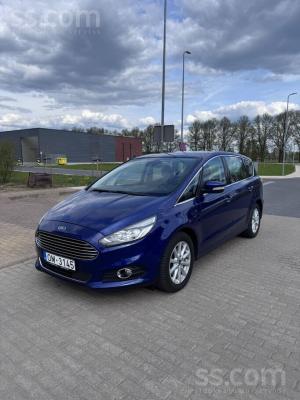Zils Ford S-Max 2017 Kuldīga, ar dzinēja tilpumu 2.00 L un nobraukumu 253 tūkst. km par 10800 €, foto  vietnē AUTOMOTO.COM.LV