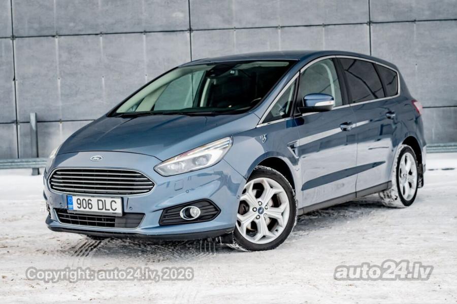 Blue Ford S-Max 2019 in Parnu, with an engine capacity of 2.00 L and mileage of 198 thousand km for 13499 €, photo 1 on AUTOMOTO.COM.LV
