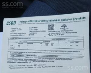Green Ford S-Max 2006 in Riga, with an engine capacity of 2.00 L and mileage of 235 thousand km for 1900 €, photo 7 on AUTOMOTO.COM.LV