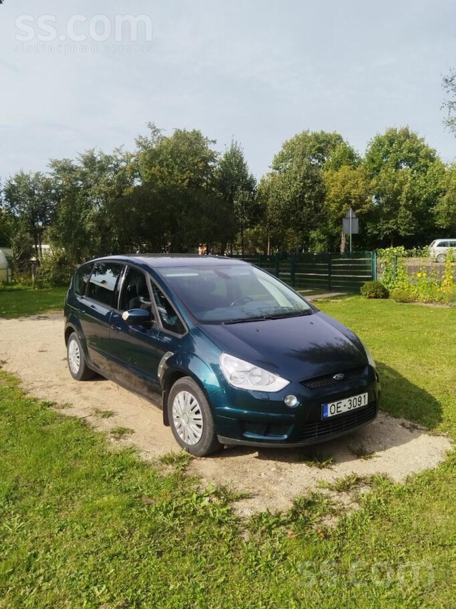 Green Ford S-Max 2007 in Kuldiga, with an engine capacity of 2.00 L and mileage of 405 thousand km for 2200 €, photo 3 on AUTOMOTO.COM.LV