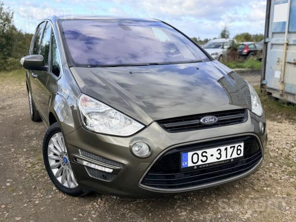 Green Ford S-Max 2012 in Riga, with an engine capacity of 1.60 L and mileage of 172 thousand km for 6995 €, photo 1 on AUTOMOTO.COM.LV