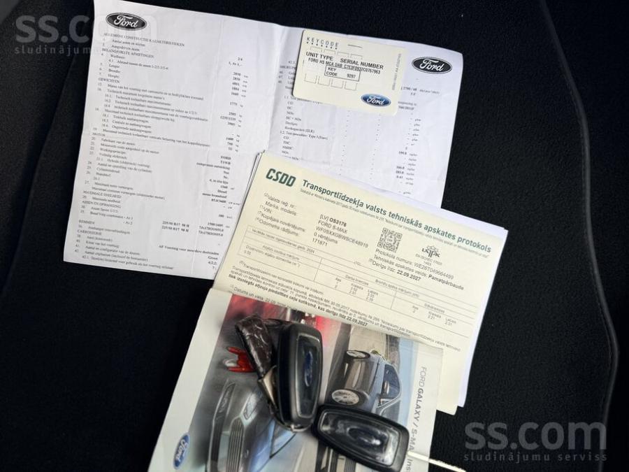 Zaļš Ford S-Max 2012 Rīga, ar dzinēja tilpumu 1.60 L un nobraukumu 172 tūkst. km par 6995 €, foto 23 vietnē AUTOMOTO.COM.LV
