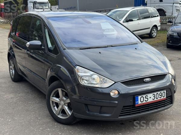 Pelēks Ford S-Max 2008 Rīga, ar dzinēja tilpumu 2.00 L un nobraukumu 227 tūkst. km par 4850 €, foto 11 vietnē AUTOMOTO.COM.LV