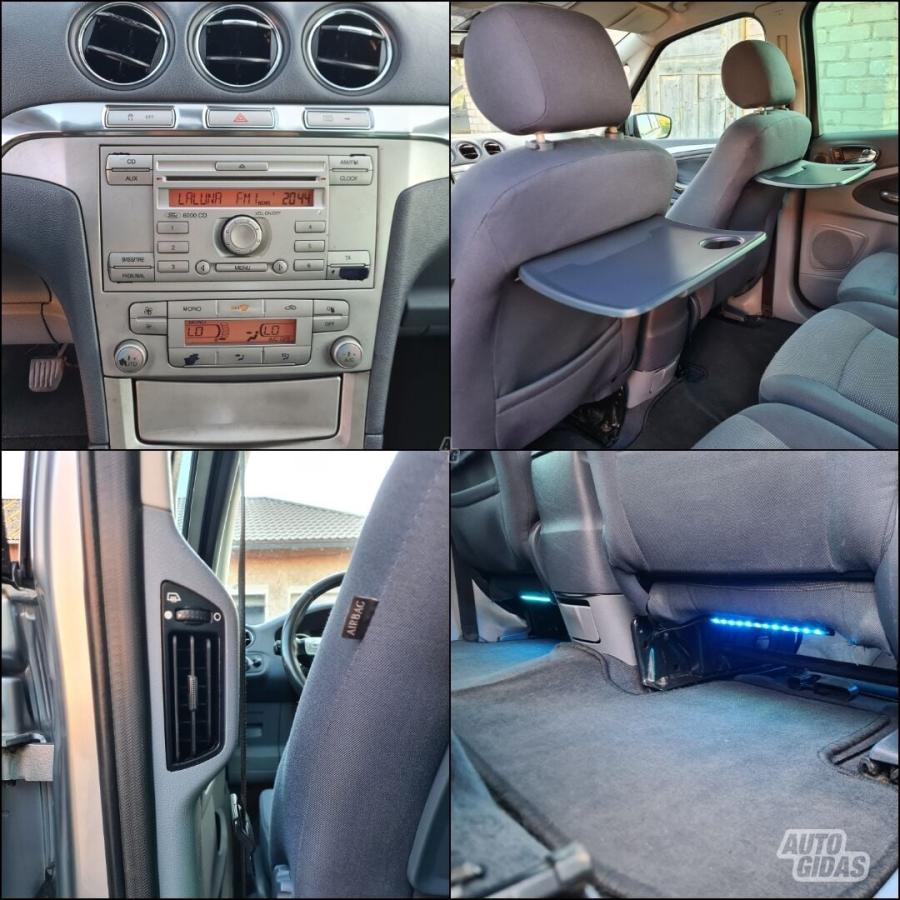 Grey Ford S-Max 2006 in Klaipeda, with an engine capacity of 1.80 L and mileage of 260 thousand km for 2499 €, photo 24 on AUTOMOTO.COM.LV