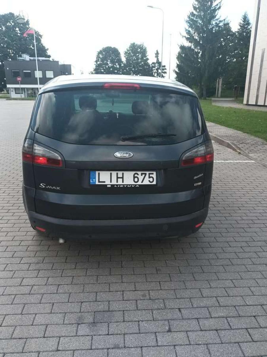 Pelēks Ford S-Max 2006 Tauragė, ar dzinēja tilpumu 1.75 L un nobraukumu 0 tūkst. km par 1800 €, foto 8 vietnē AUTOMOTO.COM.LV