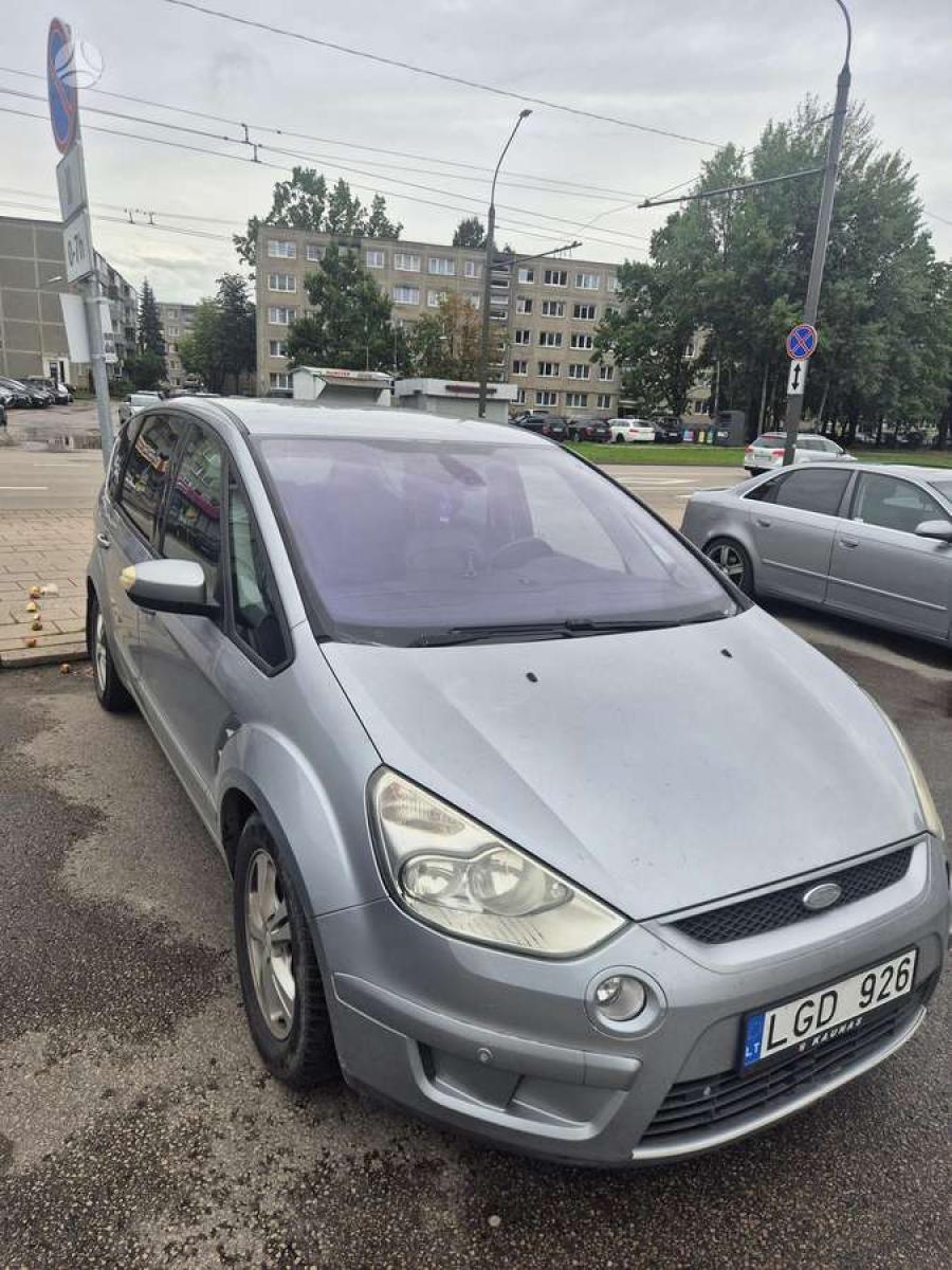 Pelēks Ford S-Max 2006 Kauņa, ar dzinēja tilpumu 2.00 L un nobraukumu 283 tūkst. km par 2400 €, foto 1 vietnē AUTOMOTO.COM.LV