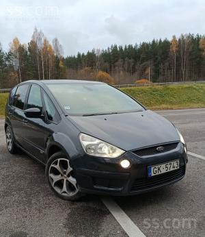 Pelēks Ford S-Max 2007 Liepāja, ar dzinēja tilpumu 2.50 L un nobraukumu 380 tūkst. km par 3200 €, foto  vietnē AUTOMOTO.COM.LV