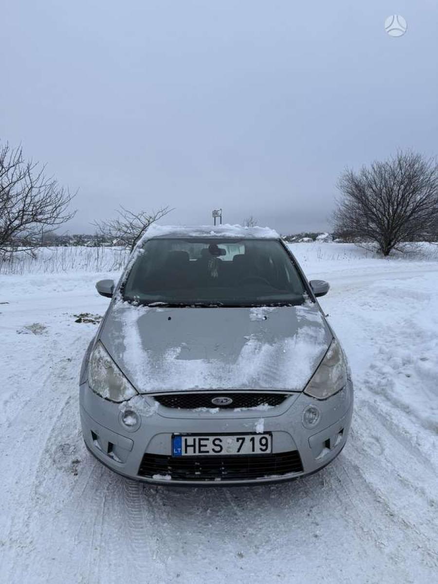Grey Ford S-Max 2007 in Vilnius, with an engine capacity of 1.75 L and mileage of 450 thousand km for 650 €, photo 2 on AUTOMOTO.COM.LV