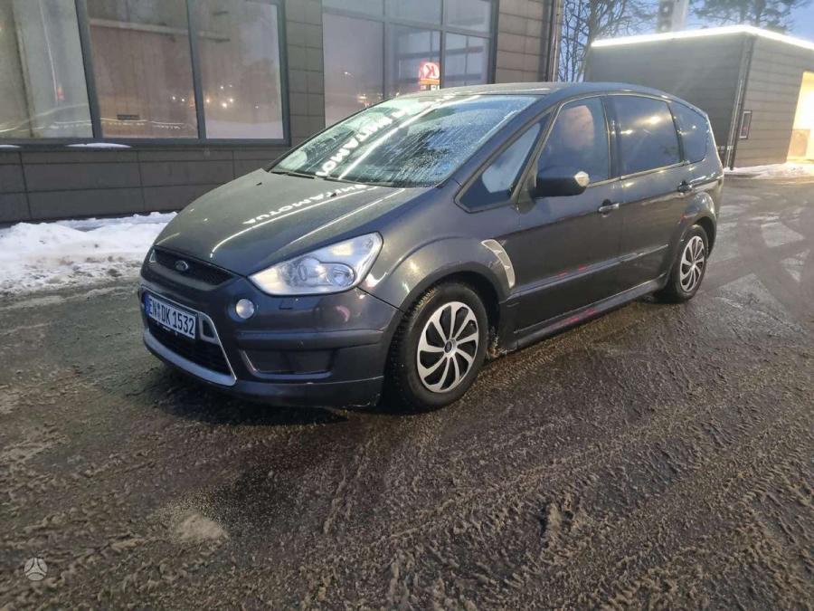 Pelēks Ford S-Max 2007 Utena, ar dzinēja tilpumu 2.00 L un nobraukumu 285 tūkst. km par 3650 €, foto 1 vietnē AUTOMOTO.COM.LV