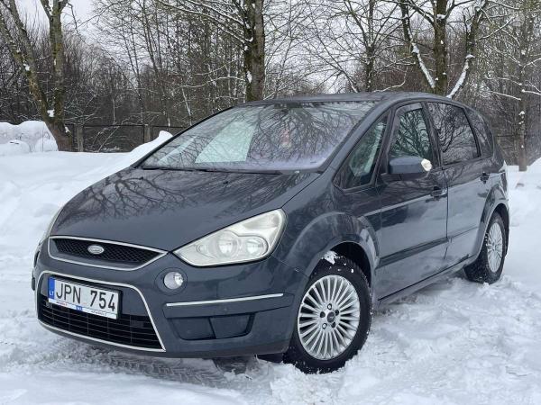 Pelēks Ford S-Max 2007 Šauļi, ar dzinēja tilpumu 1.75 L un nobraukumu 299 tūkst. km par 2499 €, foto 2 vietnē AUTOMOTO.COM.LV