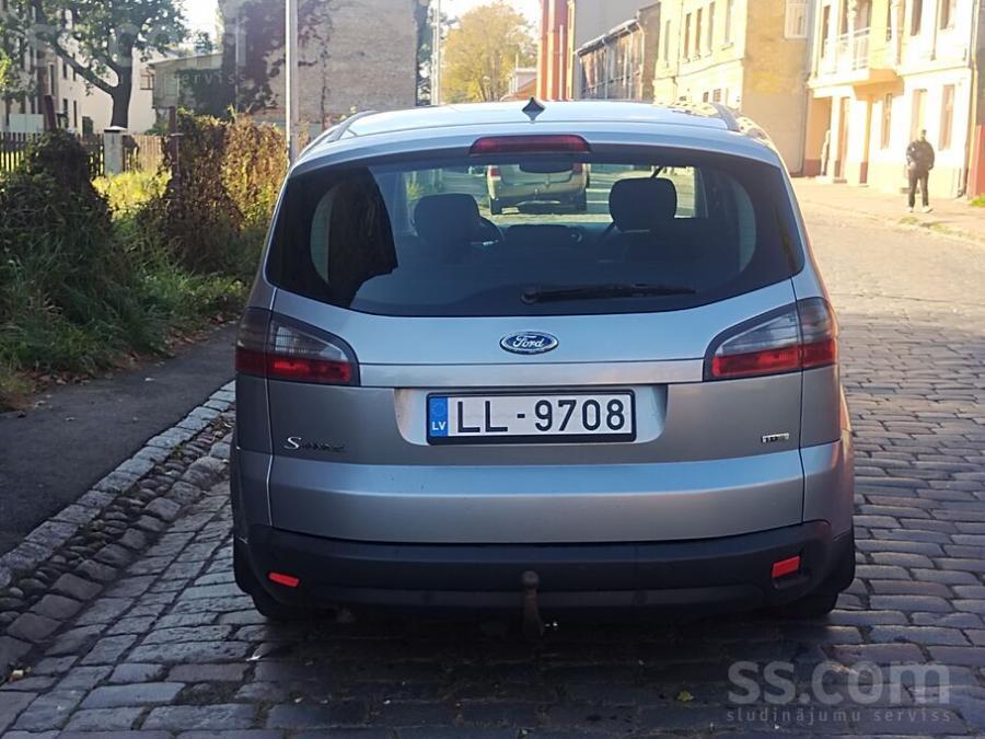 Pelēks Ford S-Max 2007 Rīga, ar dzinēja tilpumu 2.00 L un nobraukumu 0 tūkst. km par 2100 €, foto 8 vietnē AUTOMOTO.COM.LV