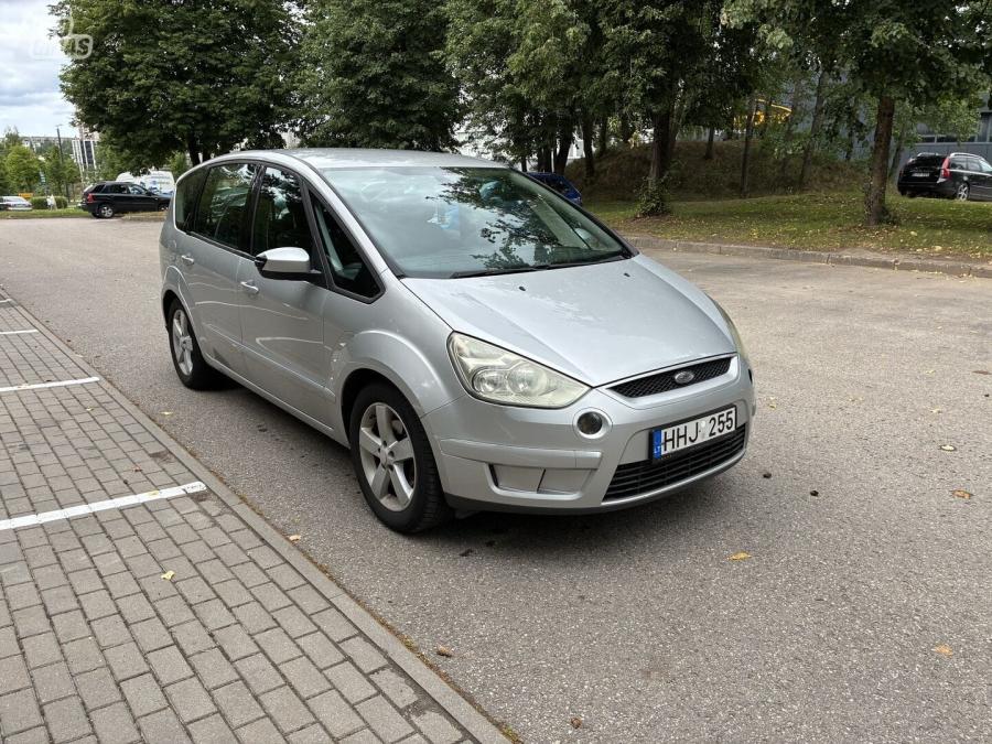 Grey Ford S-Max 2007 in Vilnius, with an engine capacity of 2.00 L and mileage of 340 thousand km for 1750 €, photo 3 on AUTOMOTO.COM.LV