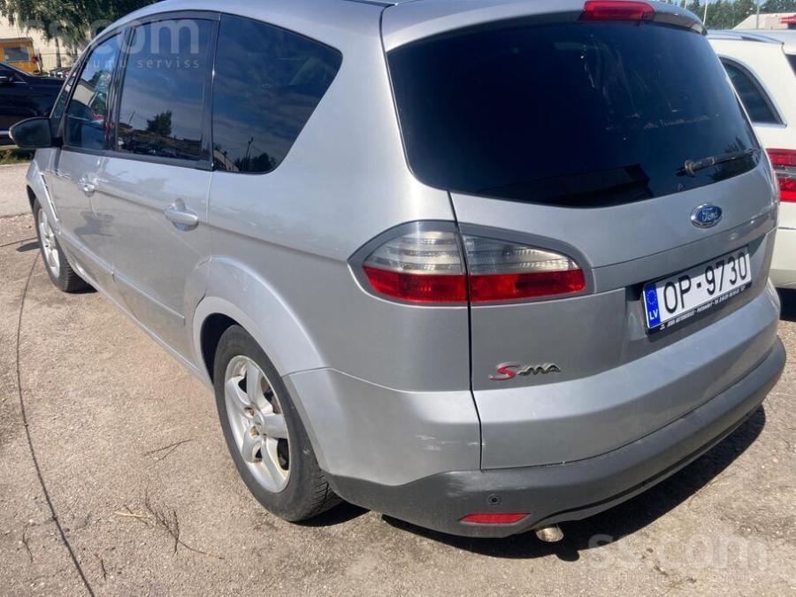 Pelēks Ford S-Max 2007 Rīga, ar dzinēja tilpumu 2.00 L un nobraukumu 298 tūkst. km par 2800 €, foto 7 vietnē AUTOMOTO.COM.LV
