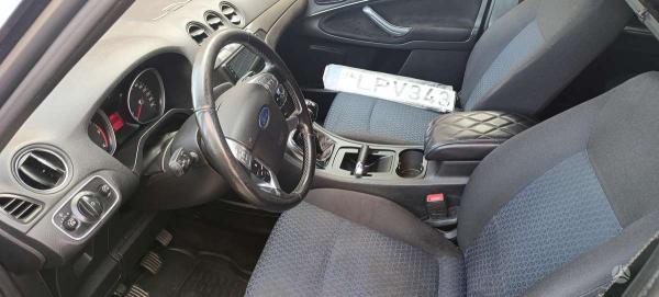Grey Ford S-Max 2007 in Vilnius, with an engine capacity of 2.00 L and mileage of 361 thousand km for 2000 €, photo 4 on AUTOMOTO.COM.LV