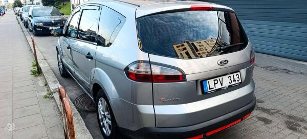 Grey Ford S-Max 2007 in Vilnius, with an engine capacity of 2.00 L and mileage of 361 thousand km for 2000 €, photo 7 on AUTOMOTO.COM.LV