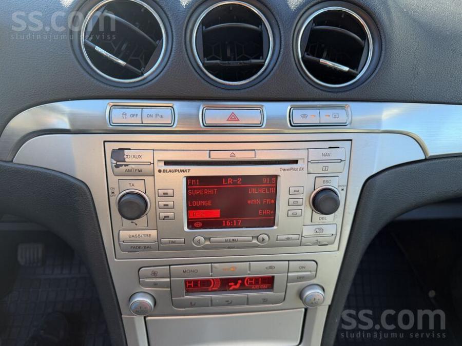 Grey Ford S-Max 2007 in Tukums, with an engine capacity of 1.80 L and mileage of 314 thousand km for 3270 €, photo 9 on AUTOMOTO.COM.LV