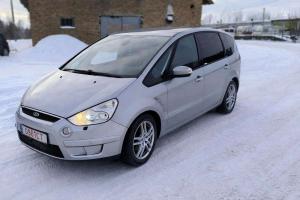 Pelēks Ford S-Max 2008 Kelmė, ar dzinēja tilpumu 2.00 L un nobraukumu 330 tūkst. km par 2200 €, foto  vietnē AUTOMOTO.COM.LV