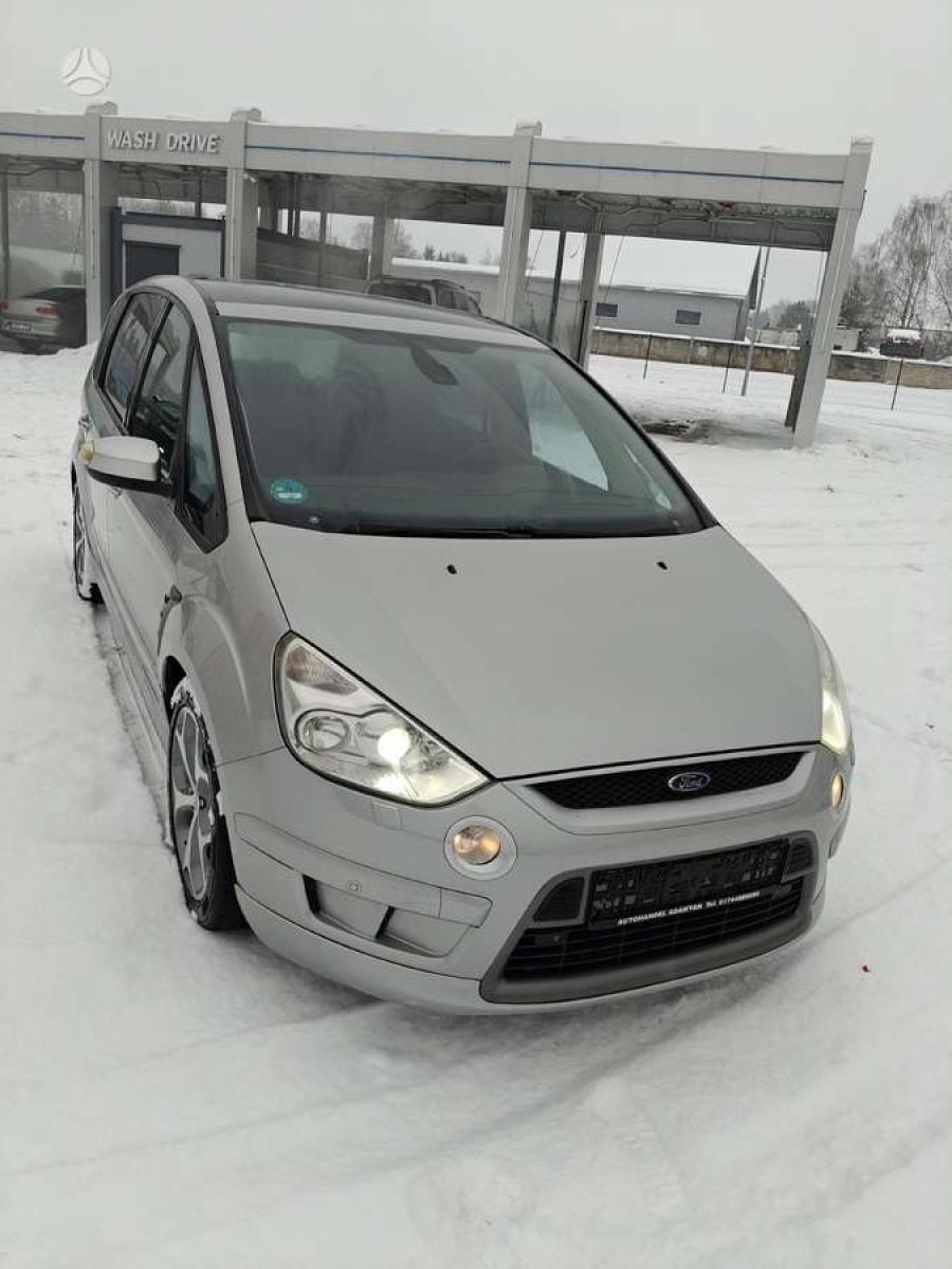 Pelēks Ford S-Max 2008 Prienai, ar dzinēja tilpumu 2.00 L un nobraukumu 271 tūkst. km par 3450 €, foto 10 vietnē AUTOMOTO.COM.LV