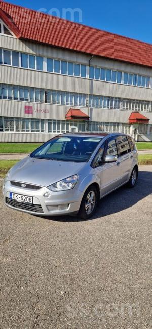 Pelēks Ford S-Max 2008 Liepāja, ar dzinēja tilpumu 2.00 L un nobraukumu 477 tūkst. km par 2150 €, foto  vietnē AUTOMOTO.COM.LV