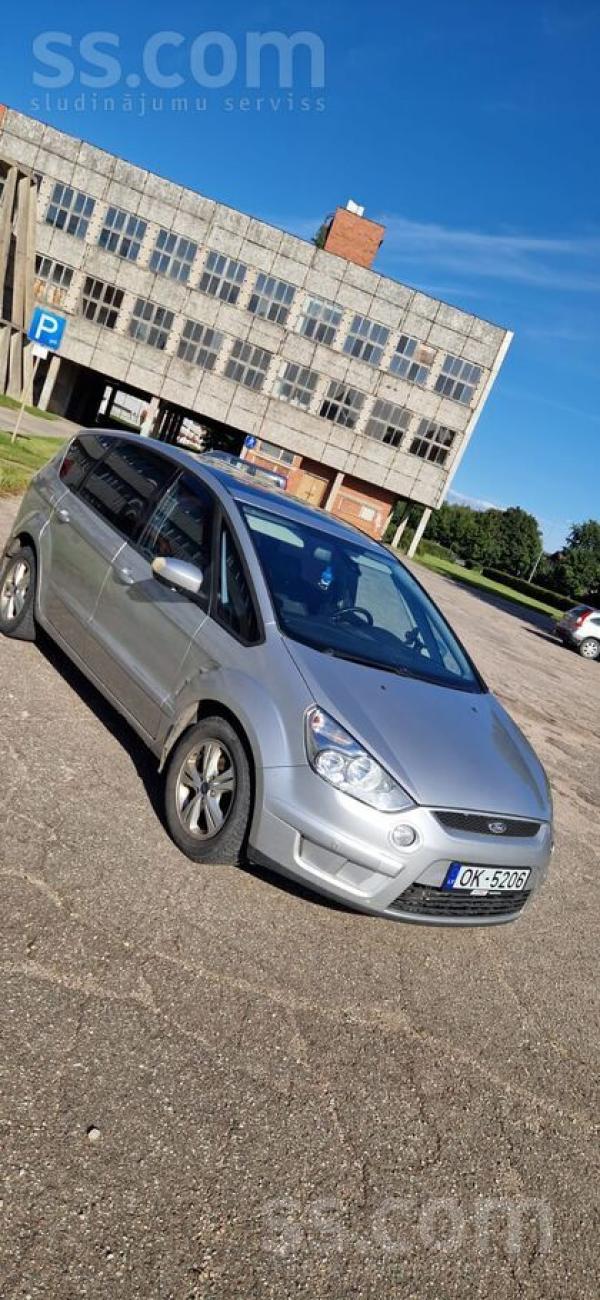 Pelēks Ford S-Max 2008 Liepāja, ar dzinēja tilpumu 2.00 L un nobraukumu 477 tūkst. km par 2150 €, foto 2 vietnē AUTOMOTO.COM.LV