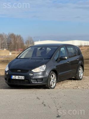 Pelēks Ford S-Max 2009 Rīga, ar dzinēja tilpumu 2.20 L un nobraukumu 395 tūkst. km par 1450 €, foto  vietnē AUTOMOTO.COM.LV