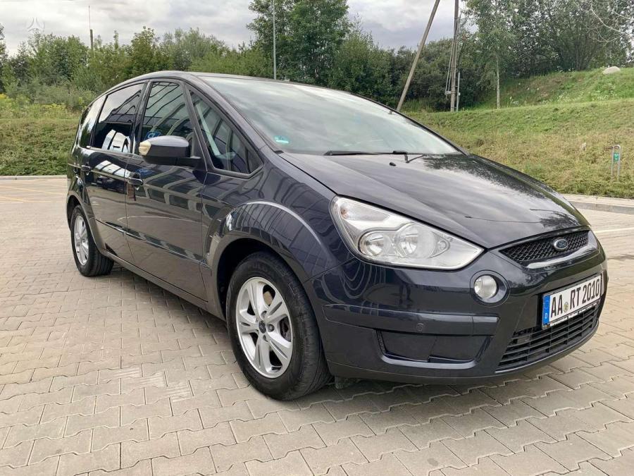 Grey Ford S-Max 2009 in Vilnius, with an engine capacity of 2.00 L and mileage of 234 thousand km for 3500 €, photo 8 on AUTOMOTO.COM.LV