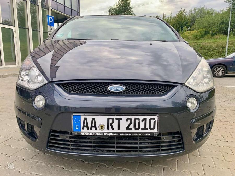 Grey Ford S-Max 2009 in Vilnius, with an engine capacity of 2.00 L and mileage of 234 thousand km for 3500 €, photo 9 on AUTOMOTO.COM.LV