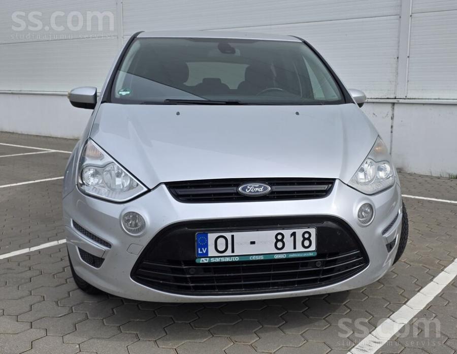 Grey Ford S-Max 2010 in Riga, with an engine capacity of 2.00 L and mileage of 262 thousand km for 4350 €, photo 8 on AUTOMOTO.COM.LV