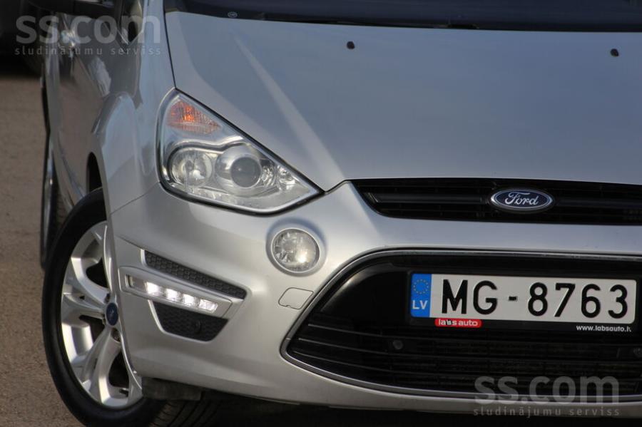 Pelēks Ford S-Max 2011 Tukums, ar dzinēja tilpumu 2.20 L un nobraukumu 317 tūkst. km par 4500 €, foto 25 vietnē AUTOMOTO.COM.LV