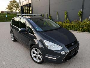 Pelēks Ford S-Max 2011 Viļņa, ar dzinēja tilpumu 2.00 L un nobraukumu 182 tūkst. km par 5750 €, foto  vietnē AUTOMOTO.COM.LV