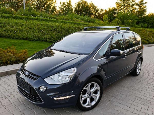 Grey Ford S-Max 2011 in Vilnius, with an engine capacity of 2.00 L and mileage of 182 thousand km for 5750 €, photo 4 on AUTOMOTO.COM.LV