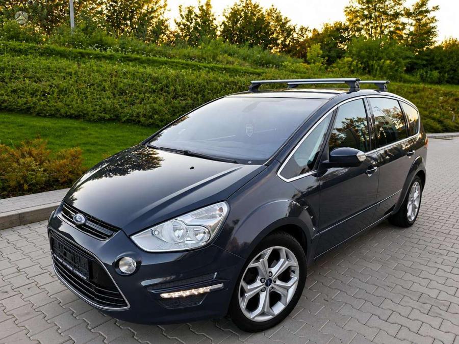 Grey Ford S-Max 2011 in Vilnius, with an engine capacity of 2.00 L and mileage of 182 thousand km for 5750 €, photo 5 on AUTOMOTO.COM.LV