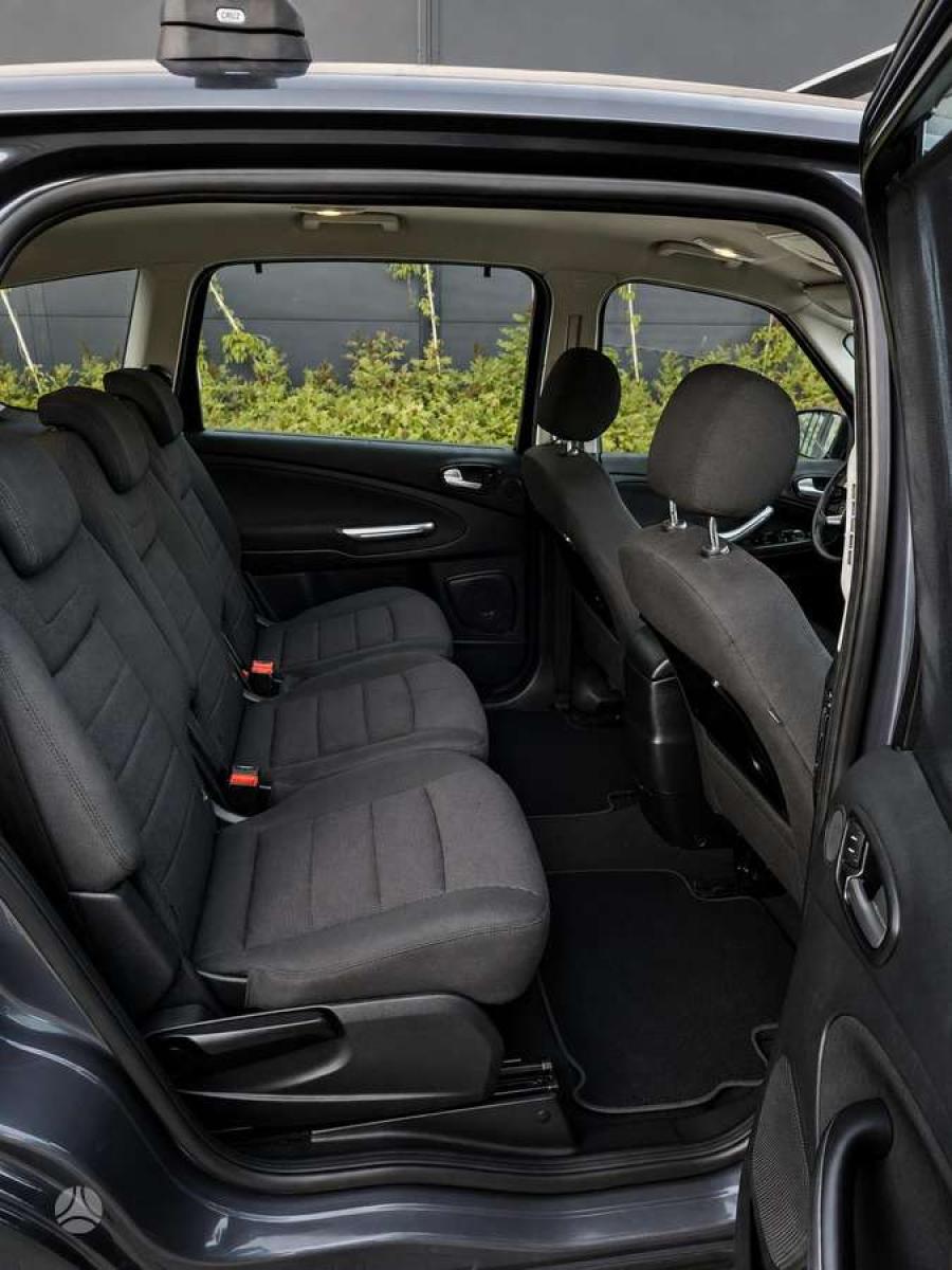 Grey Ford S-Max 2011 in Vilnius, with an engine capacity of 2.00 L and mileage of 182 thousand km for 5750 €, photo 14 on AUTOMOTO.COM.LV