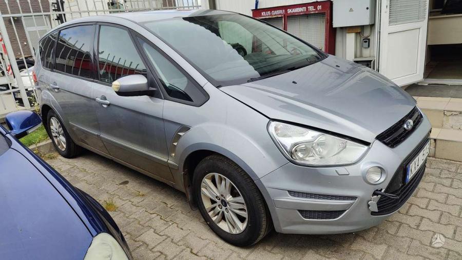 Pelēks Ford S-Max 2011 Kauņa, ar dzinēja tilpumu 2.00 L un nobraukumu 190 tūkst. km par 1900 €, foto 1 vietnē AUTOMOTO.COM.LV