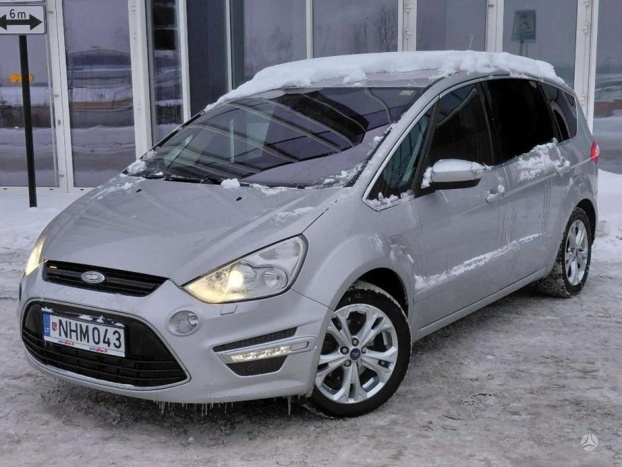 Pelēks Ford S-Max 2012 Viļņa, ar dzinēja tilpumu 2.00 L un nobraukumu 246 tūkst. km par 5200 €, foto 3 vietnē AUTOMOTO.COM.LV
