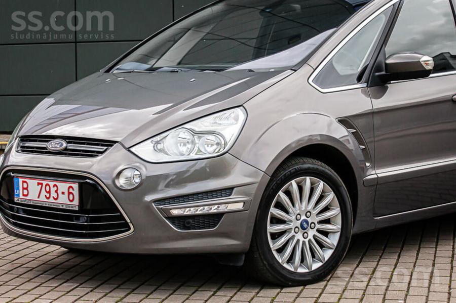 Grey Ford S-Max 2012 in Tukums, with an engine capacity of 2.00 L and mileage of 0 thousand km for 5990 €, photo 7 on AUTOMOTO.COM.LV