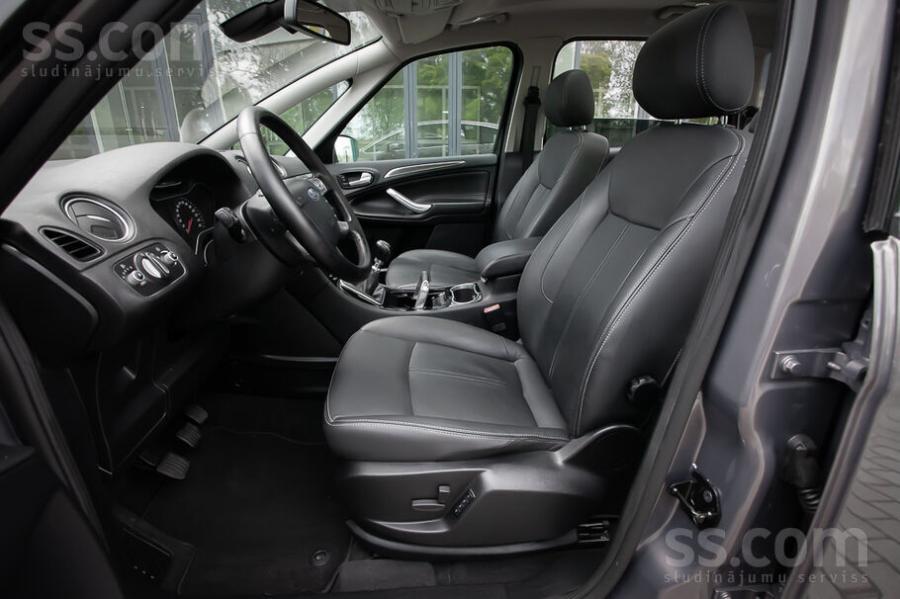 Grey Ford S-Max 2012 in Tukums, with an engine capacity of 2.00 L and mileage of 0 thousand km for 5990 €, photo 8 on AUTOMOTO.COM.LV
