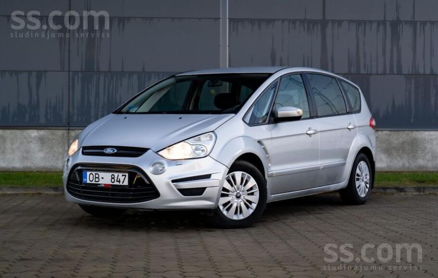 Grey Ford S-Max 2012 in Riga, with an engine capacity of 2.00 L and mileage of 276 thousand km for 6990 €, photo 1 on AUTOMOTO.COM.LV