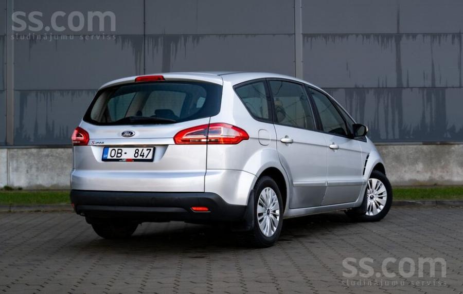 Grey Ford S-Max 2012 in Riga, with an engine capacity of 2.00 L and mileage of 276 thousand km for 6990 €, photo 8 on AUTOMOTO.COM.LV