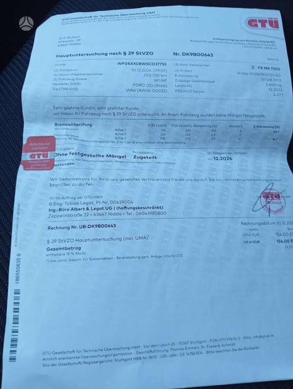 Grey Ford S-Max 2012 in Siauliai, with an engine capacity of 1.60 L and mileage of 215 thousand km for 5450 €, photo 7 on AUTOMOTO.COM.LV