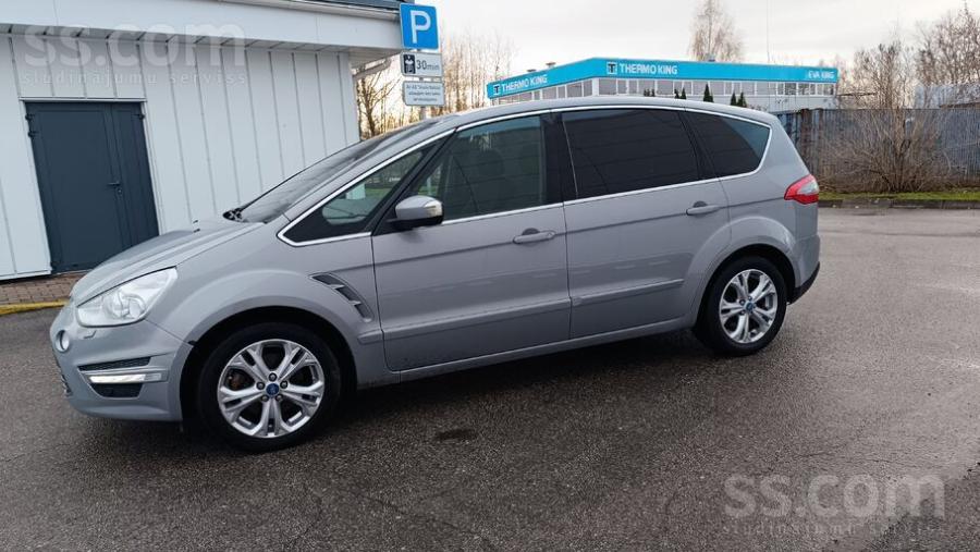 Pelēks Ford S-Max 2012 Rīga, ar dzinēja tilpumu 2.00 L un nobraukumu 255 tūkst. km par 4400 €, foto 7 vietnē AUTOMOTO.COM.LV