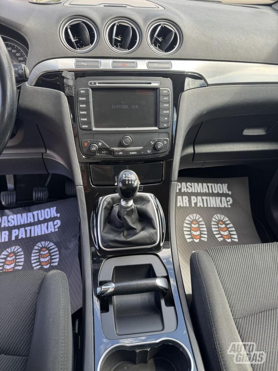 Pelēks Ford S-Max 2012 Kauņa, ar dzinēja tilpumu 2.00 L un nobraukumu 258 tūkst. km par 4999 €, foto 12 vietnē AUTOMOTO.COM.LV