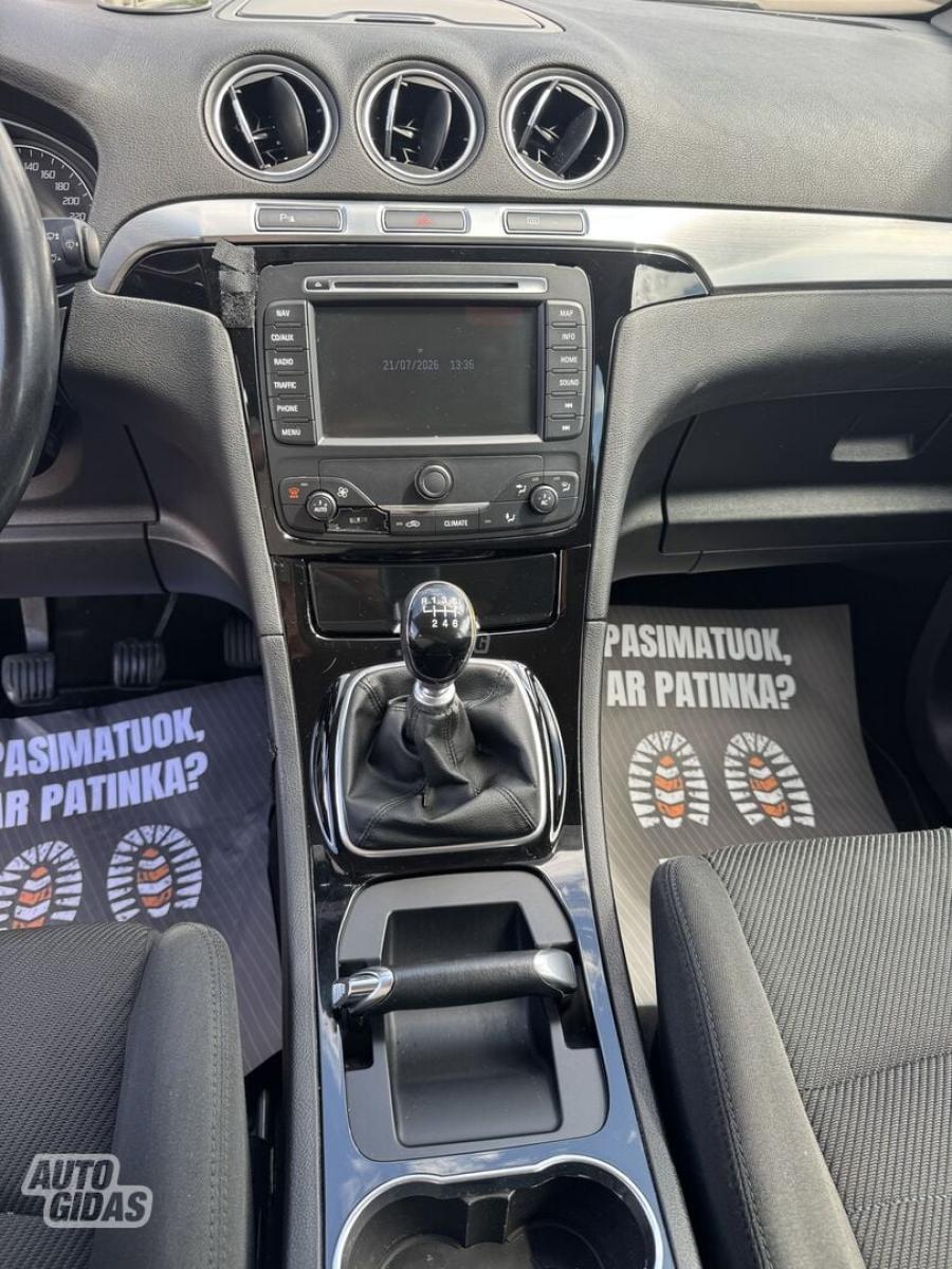 Pelēks Ford S-Max 2012 Kauņa, ar dzinēja tilpumu 2.00 L un nobraukumu 258 tūkst. km par 4999 €, foto 15 vietnē AUTOMOTO.COM.LV
