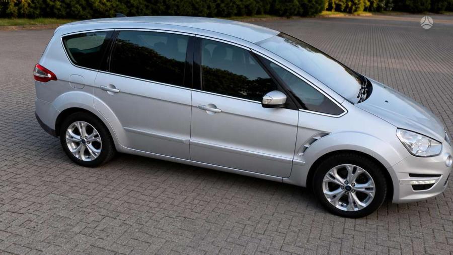Grey Ford S-Max 2012 in Klaipeda, with an engine capacity of 2.00 L and mileage of 264 thousand km for 4690 €, photo 14 on AUTOMOTO.COM.LV